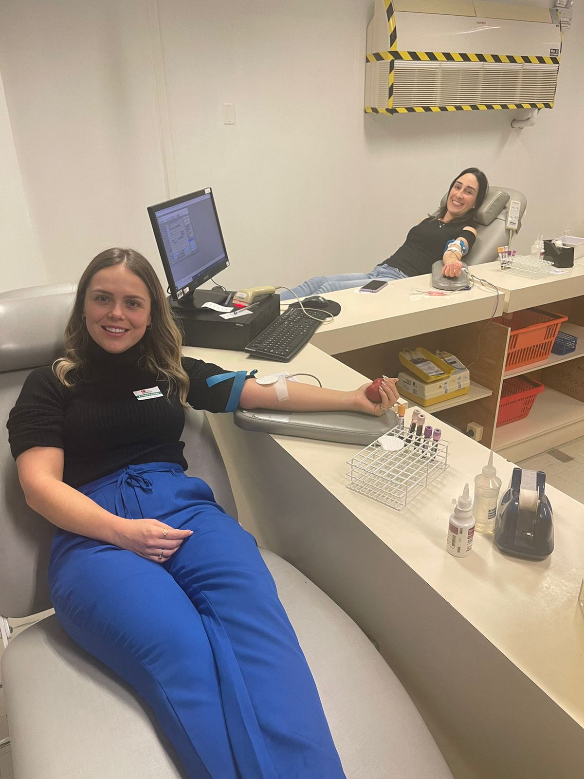 Ação solidária: Cooperados Acentra fortalecem bancos de sangue da região